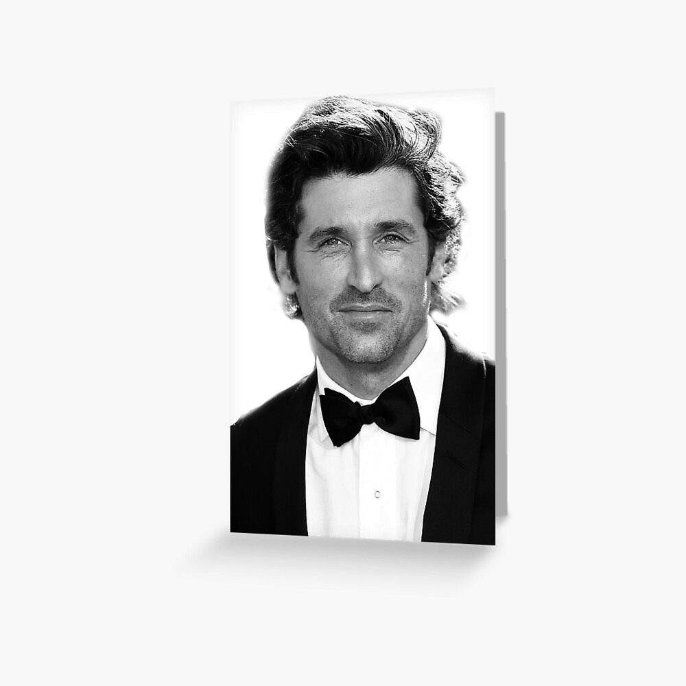 "Patrick Dempsey" Greeting Card by Hannahmac02 | Redbubble