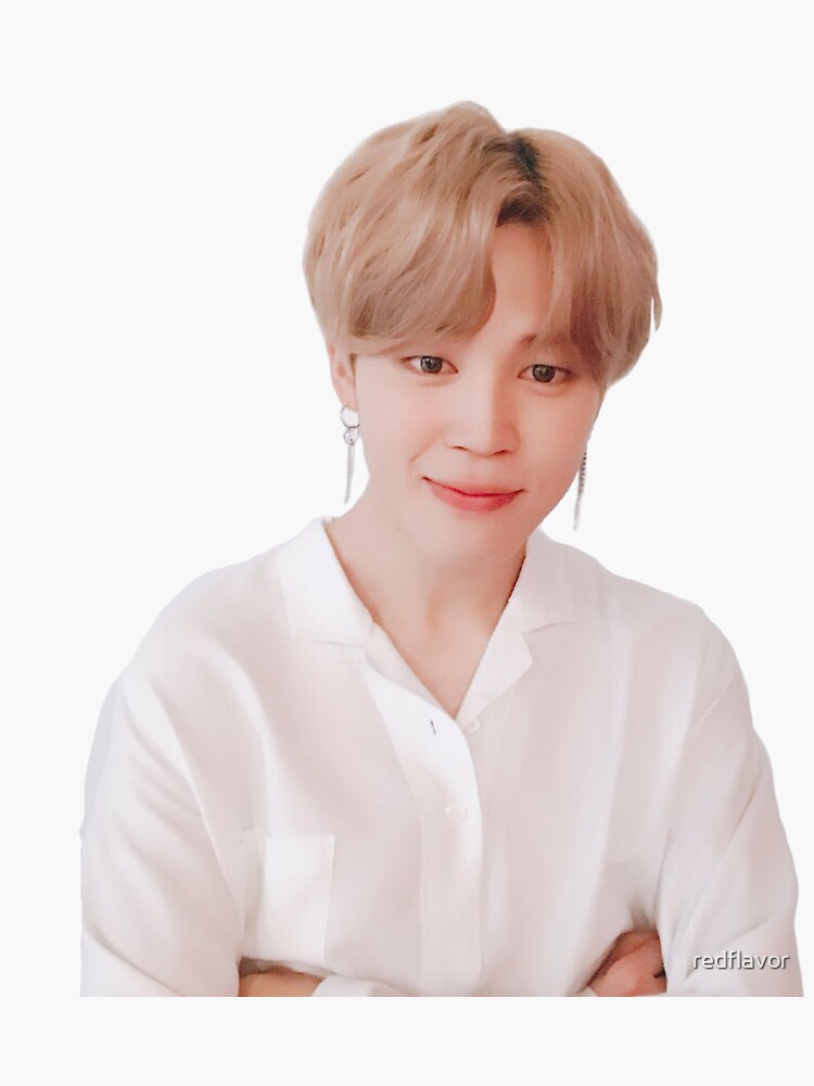 "Park Jimin Soft Sticker (BTS)" Sticker for Sale by redflavor | Redbubble