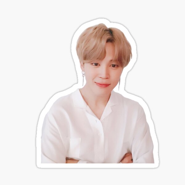 "Park Jimin Soft Sticker (BTS)" Sticker for Sale by redflavor | Redbubble