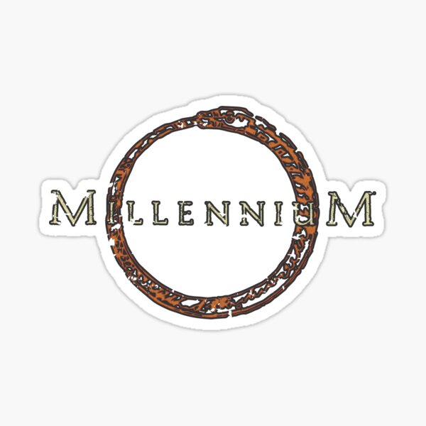 "Millennium" Sticker for Sale by jacobcdietz | Redbubble
