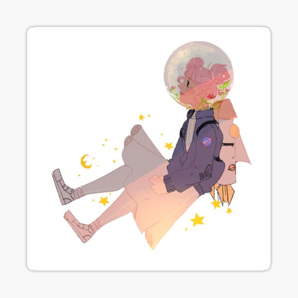 "space girl" Sticker by belldandy27 | Redbubble