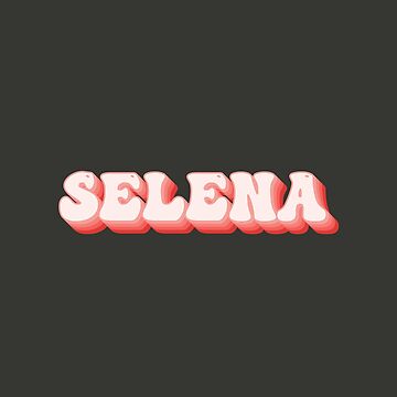 "Selena - Name" Sticker for Sale by kindxinn | Redbubble