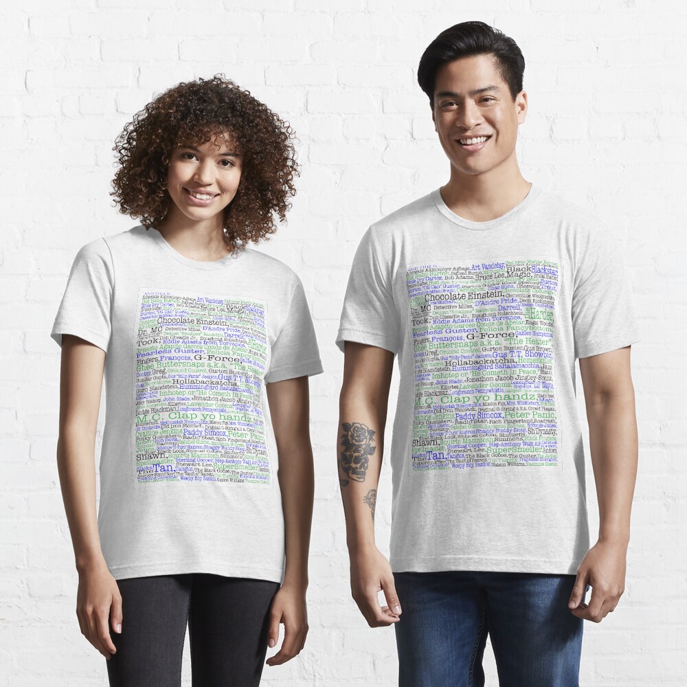 "Psych tv show poster, nicknames, Burton Guster" T-shirt for Sale by ...