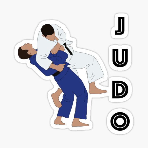 "Judo Throw" Sticker by sportart | Redbubble