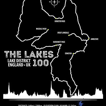 "The Lakes 100, Lake District National Park England Car, Bike ...