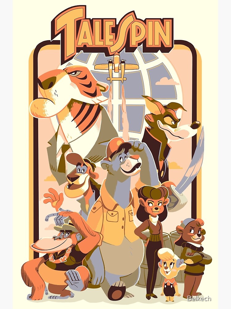 Tale Spin Poster Premium Matte Vertical Poster