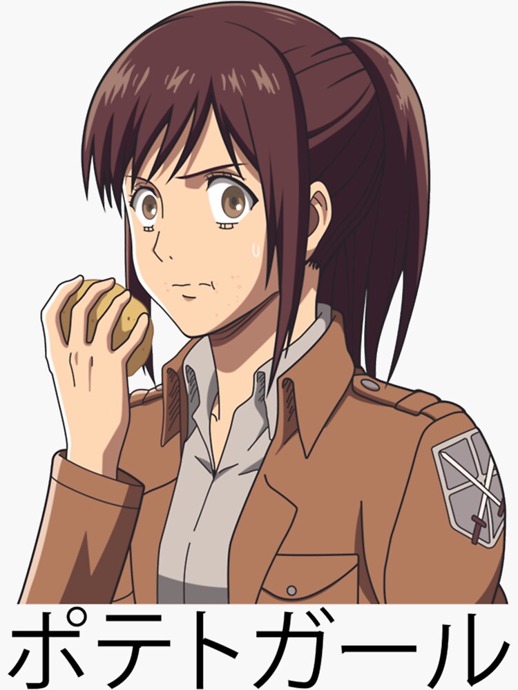 "Potato Girl ポテトガール ANIME MANGA CARTOON GIFT" Sticker for Sale by ...
