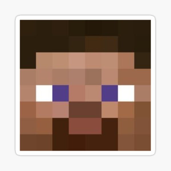 "Minecraft Steve" Sticker for Sale by MC-Shop1 | Redbubble