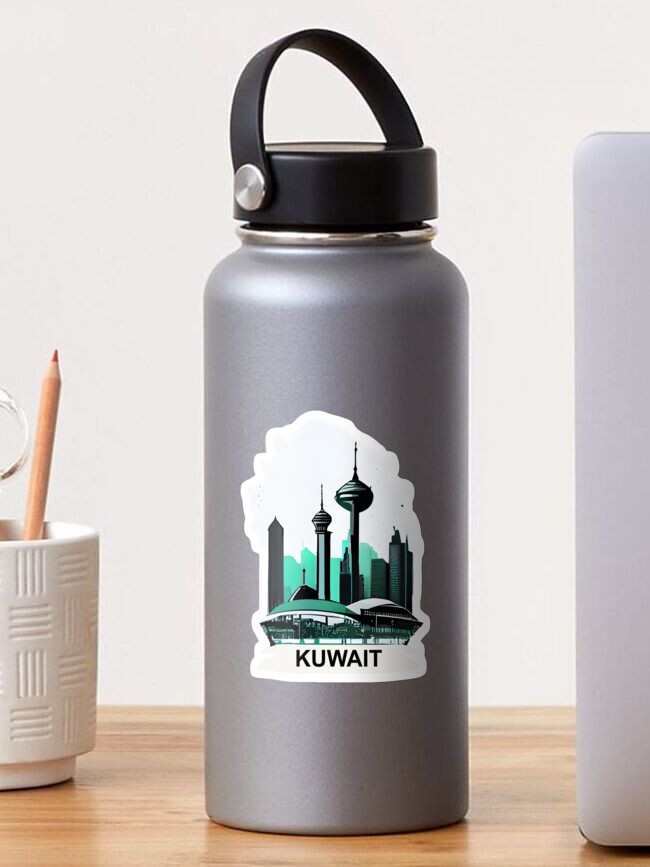 "Kuwait City" Sticker for Sale by PosterManiaRo | Redbubble