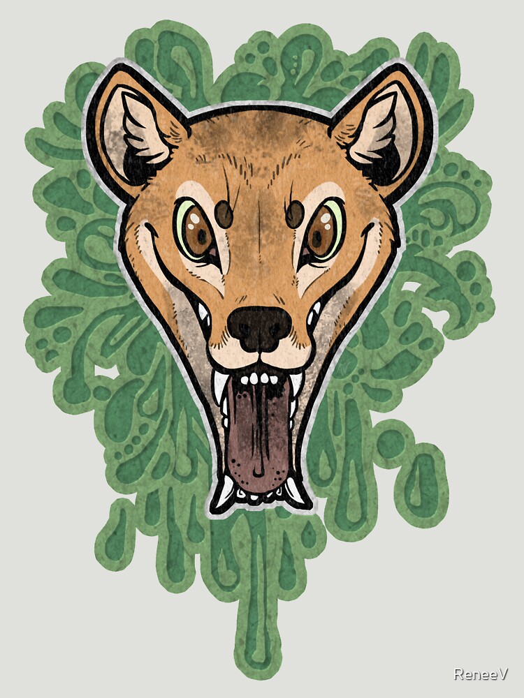 "Thylacine face" T-shirt for Sale by ReneeV | Redbubble | thylacine t ...