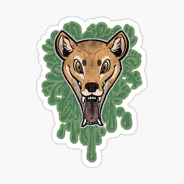 "Thylacine face" Sticker for Sale by ReneeV | Redbubble