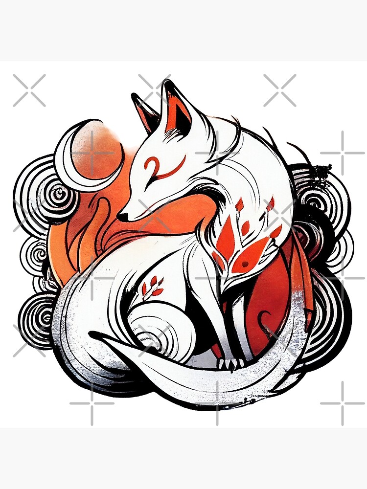 Japanese Fox Art