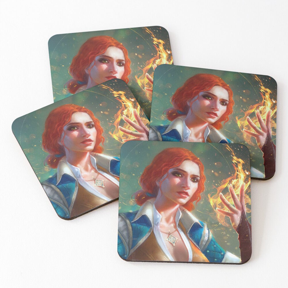 "Sorceress Triss" Sticker for Sale by anndr-art | Redbubble