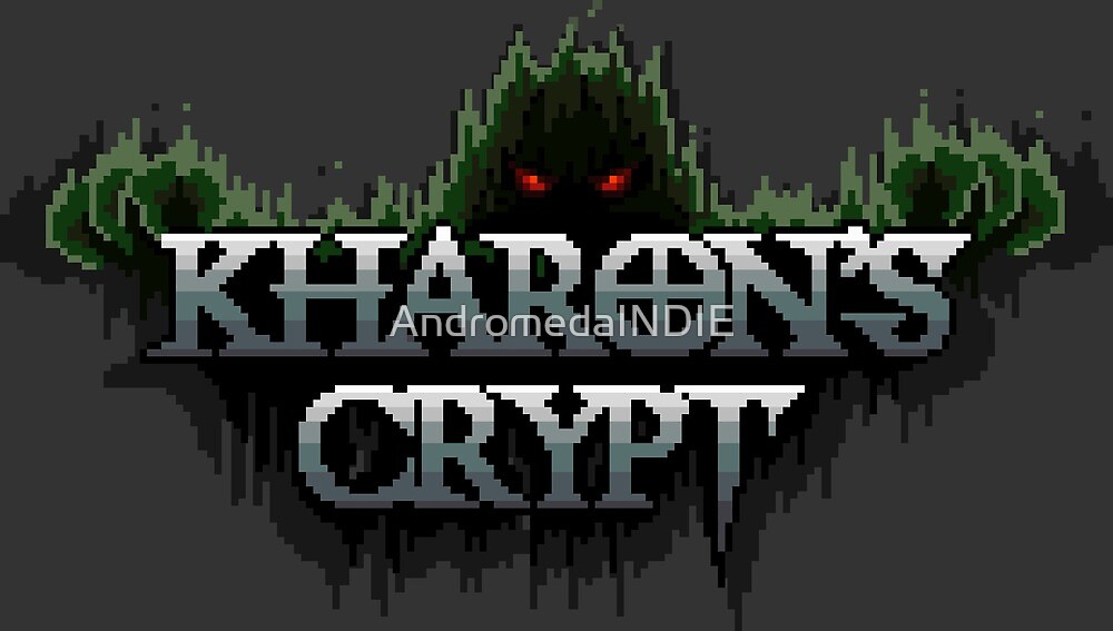 "Kharon's Crypt PixelArt Logo" by AndromedaINDIE | Redbubble