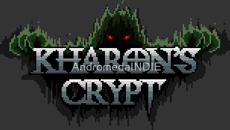 "Kharon's Crypt PixelArt Logo" by AndromedaINDIE | Redbubble