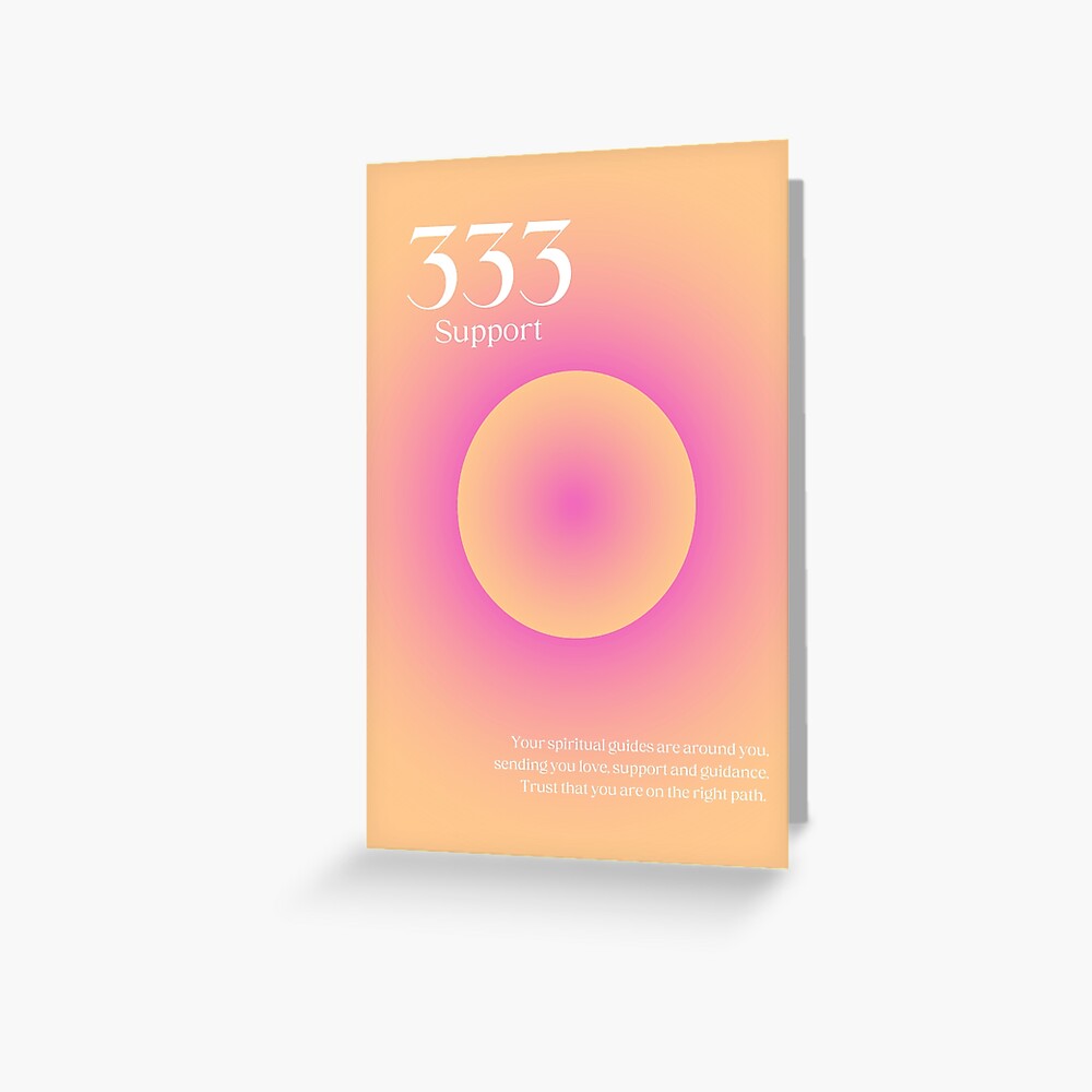 "Angel Number 333 Support Aura Gradient Energy Aesthetic Spiritual ...