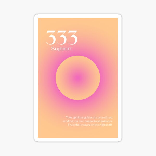 "Angel Number 333 Support Aura Gradient Energy Aesthetic Spiritual ...