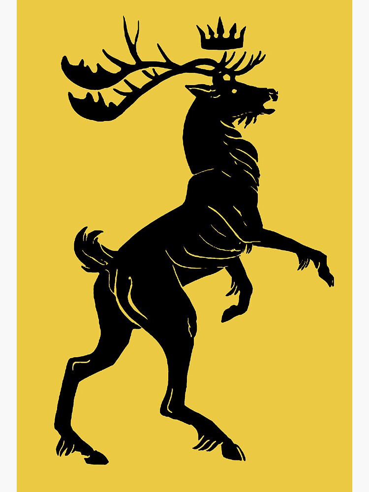 House Baratheon Ours is the Fury Sigil Game of Thrones Canvas sold by ...