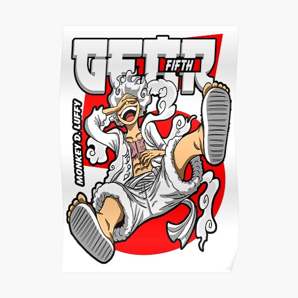 "One Piece Luffy Gear 5" Poster by alsajid | Redbubble