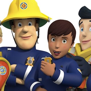 "funny fireman sam" Sticker for Sale by saeedsaeed | Redbubble