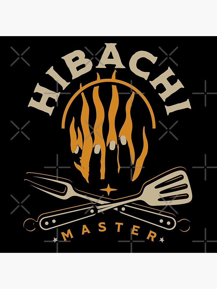 "Hibachi Chef, Hibachi Grill, Japanese Grill" Poster for Sale by ...