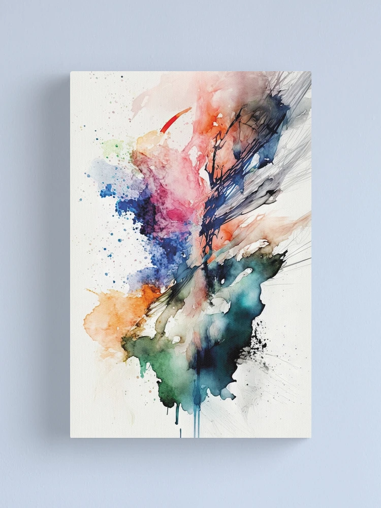 Abstract Watercolor Painting