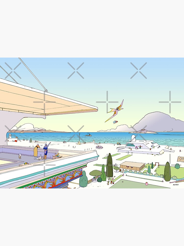 Moebius Surrealism | Jean Giraud Moebius Landscape Premium Matte ...
