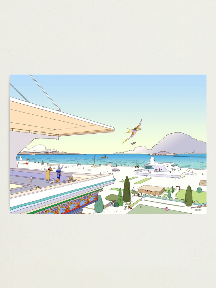 " Moebius Surrealism | Jean Giraud Moebius Landscape" Photographic ...