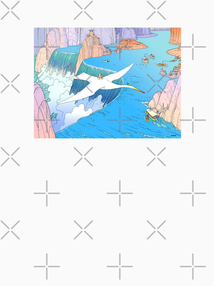 "Moebius Landscape | Jean Giraud Moebius Exhibition Art" T-shirt for ...