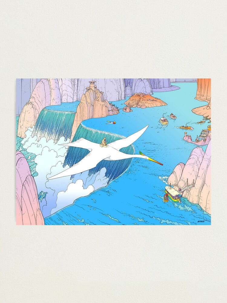 "Moebius Landscape | Jean Giraud Moebius Exhibition Art" Photographic ...