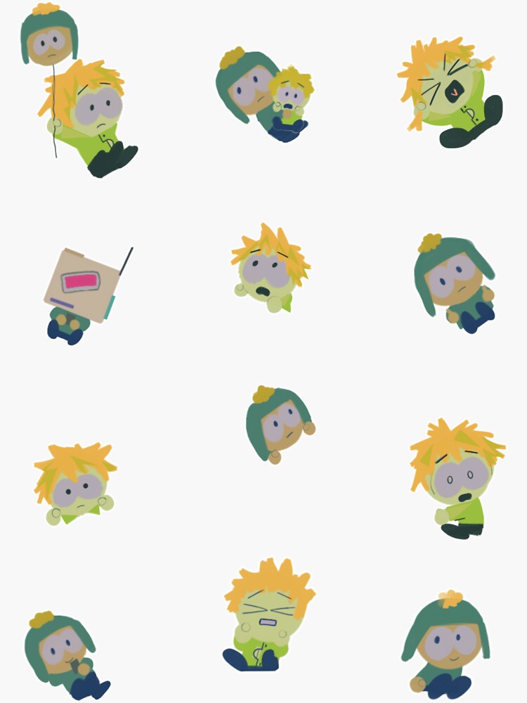 "Craig & Tweek Sticker Pack" Sticker for Sale by vzefr | Redbubble