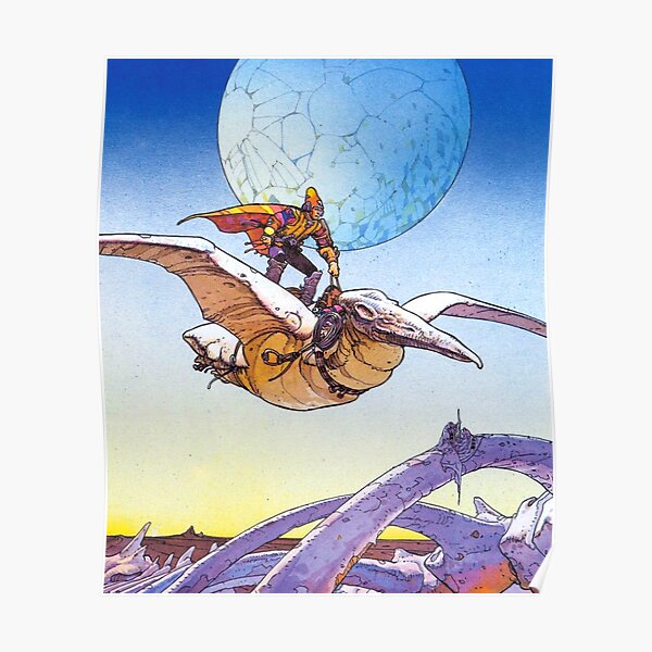 Poster « Peintures de Moebius | Exposition Jean Giraud Moebius », par ...