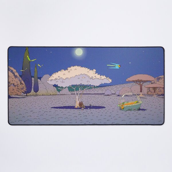 "Moebius Science Landscape | Jean Giraud Moebius Exhibition" Mouse Pad ...