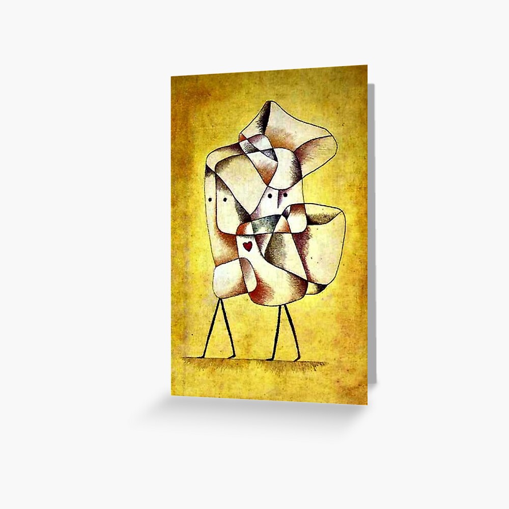 "Siblings, abstract artwork by Paul Klee" Greeting Card by virginia50 ...
