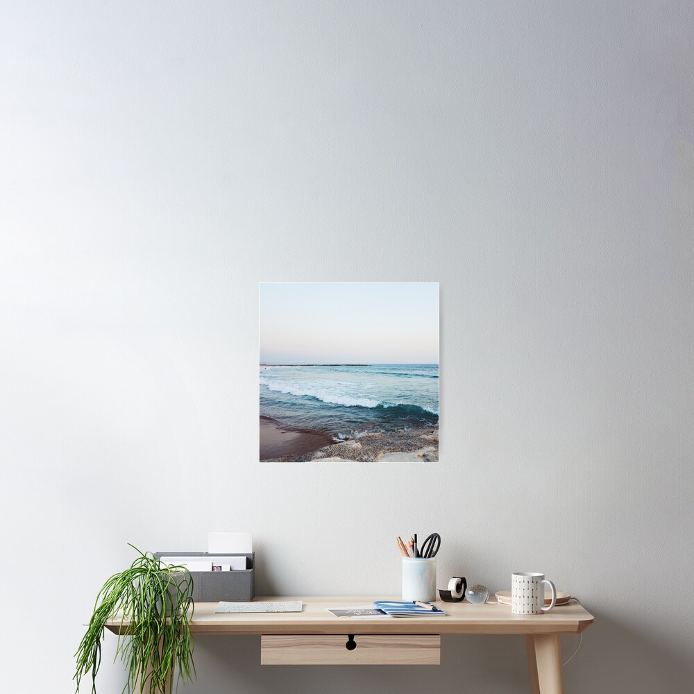 "Calm ocean waves" Poster for Sale by AlexandraStr | Redbubble