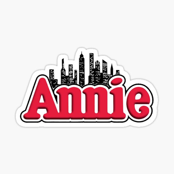 "Annie Musical Logo 59 Simple Vintage" Sticker for Sale by MaxCrozier ...