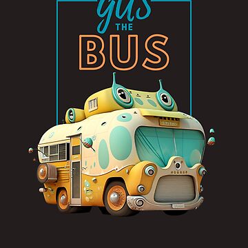 "Gus The Bus" Sticker for Sale by picopy | Redbubble