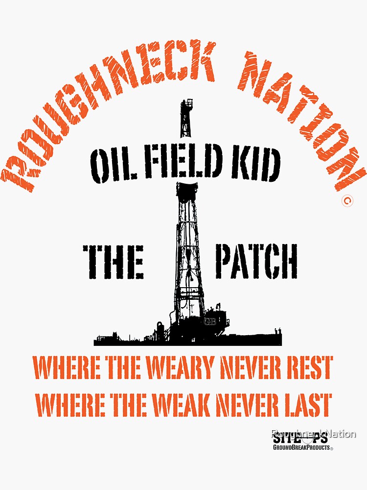 "Kids Oilfield Patch" Sticker for Sale by RoughneckNation | Redbubble