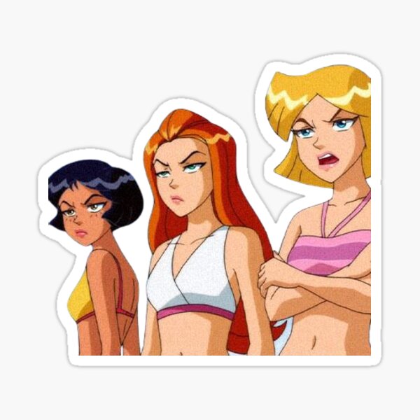 Totally Spies Stickers For Sale Redbubble