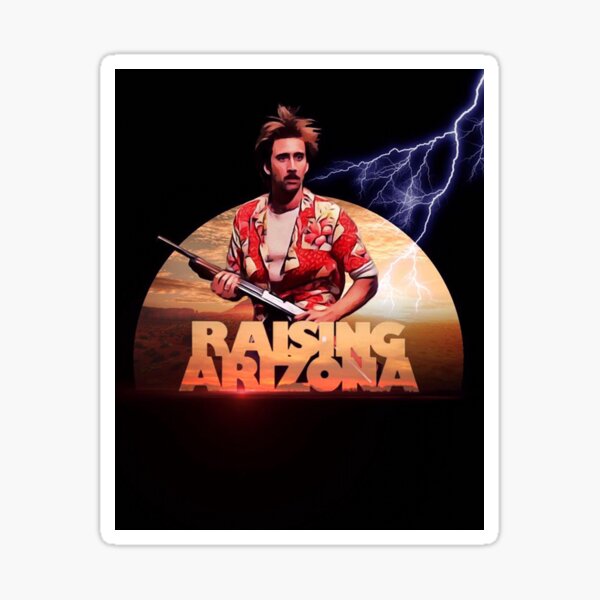 "raising arizona" Sticker by Funkyalphonso | Redbubble