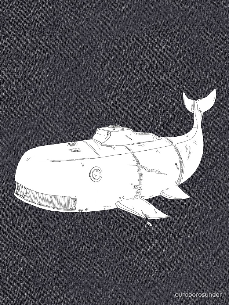 "Bionic Whale Submarine" Lightweight Hoodie for Sale by ouroborosunder ...