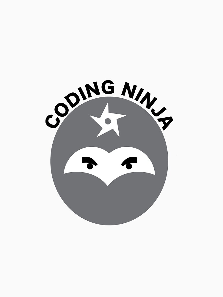 "Coding Ninja" T-shirt for Sale by ienjoydogs | Redbubble | python t ...