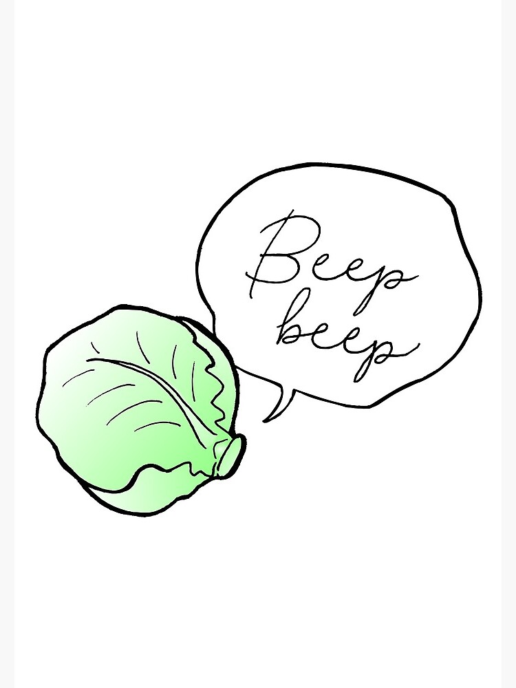 "Beep Beep Lettuce" Spiral Notebook for Sale by ThePreppyPagans | Redbubble