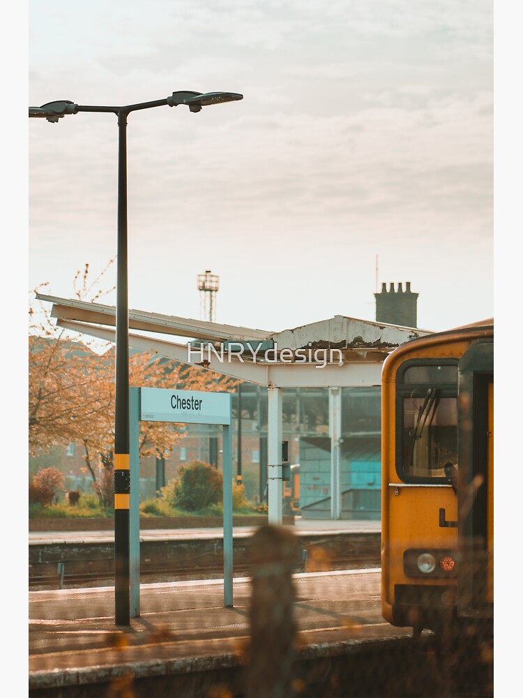 "Chester Train Station Wall Art Photograph" Sticker for Sale by ...