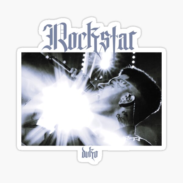 "rockstar duki 2" Sticker by Amandagnz | Redbubble