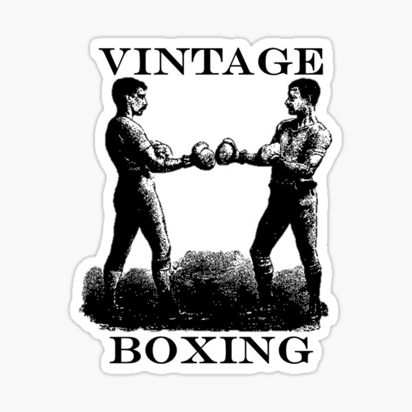 "Vintage Boxing" Sticker by MartinusH | Redbubble