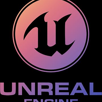 "Unreal Engine Gradient Logo " Sticker for Sale by chuvitcon | Redbubble