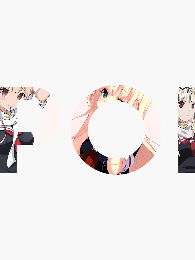 "Poi Anime Inspired Shirt" Sticker for Sale by JaneFlame | Redbubble