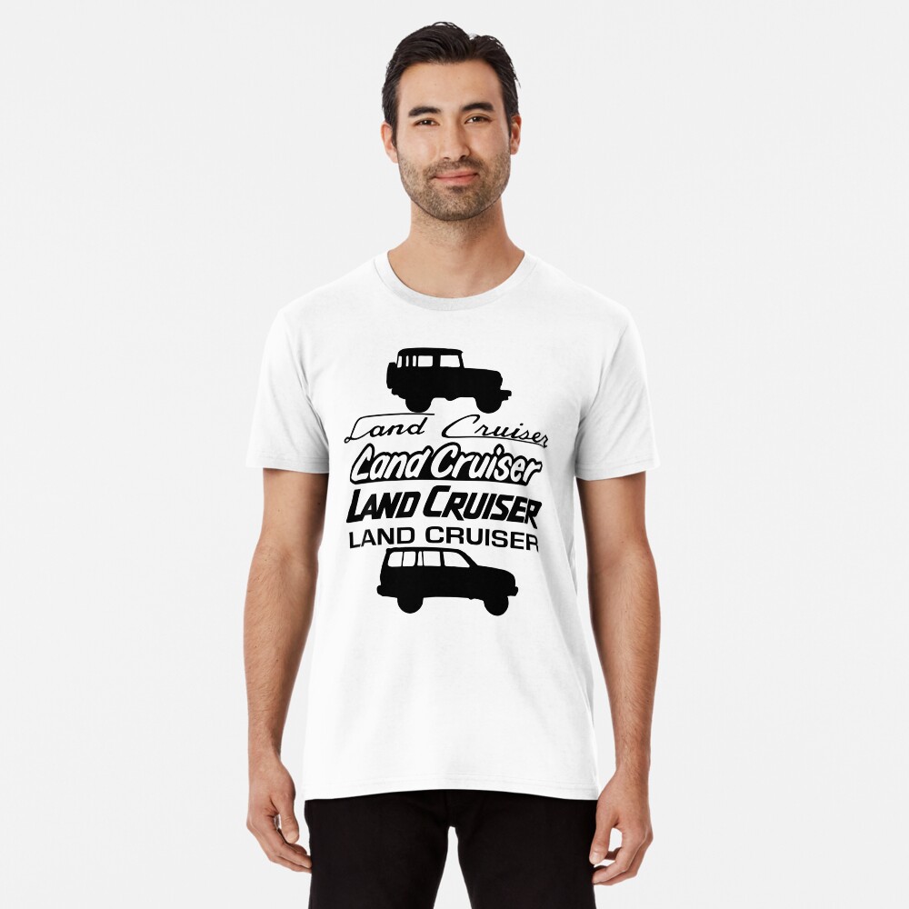 "Land Cruiser Fonts FJ40 Tee, FJ80" Sticker for Sale by BreitbachDian ...