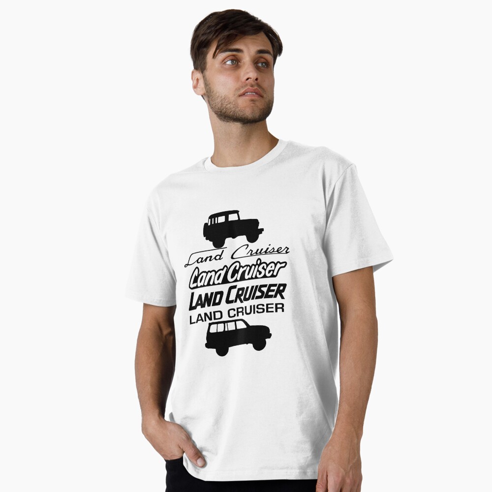"Land Cruiser Fonts FJ40 Tee, FJ80" Sticker for Sale by BreitbachDian ...
